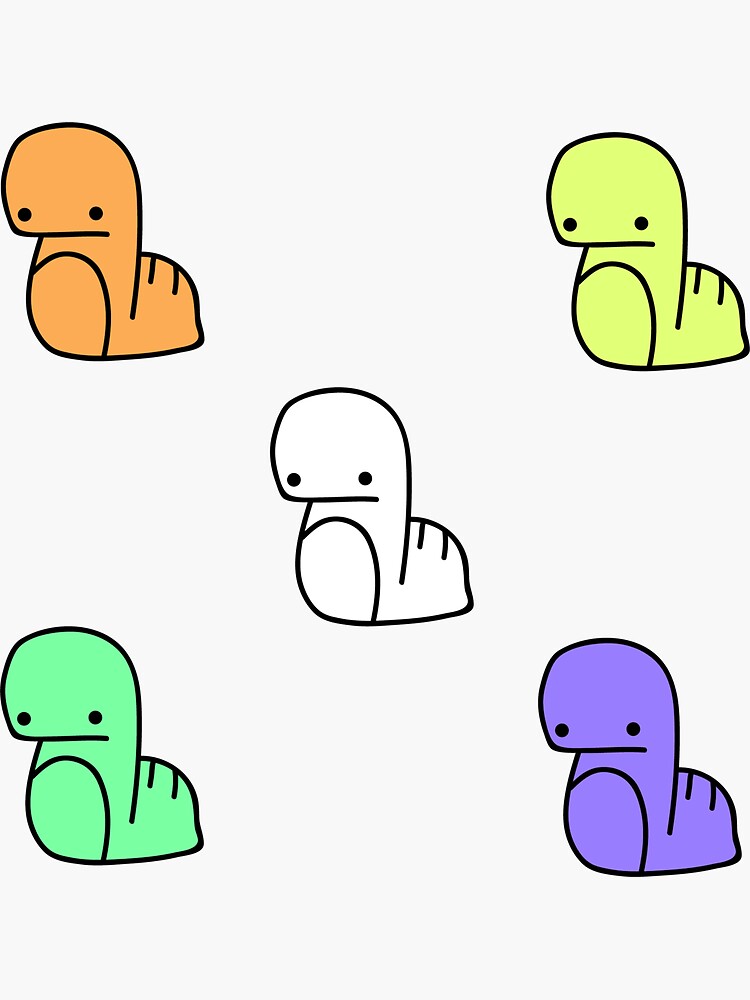 "STRAY KIDS Bang Chan Snake Worm Doodle " Sticker for Sale by ...