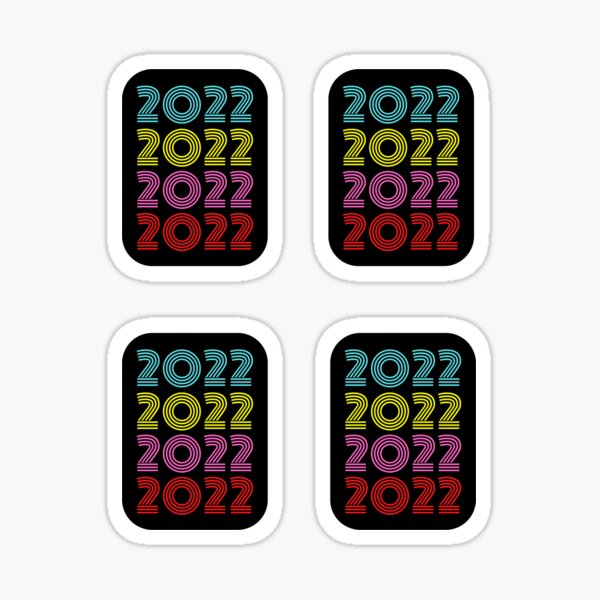 "2022 Year" Sticker for Sale by Einstein12345 | Redbubble