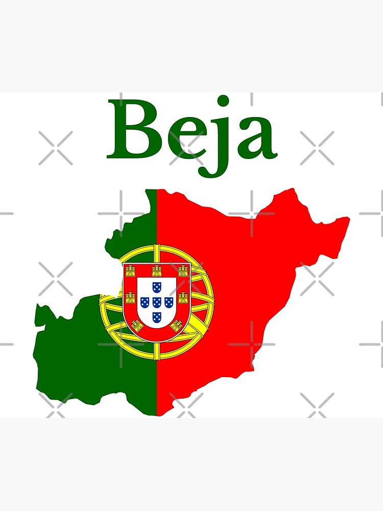 "Beja District Map Design, Portugal." Poster by marosharaf | Redbubble
