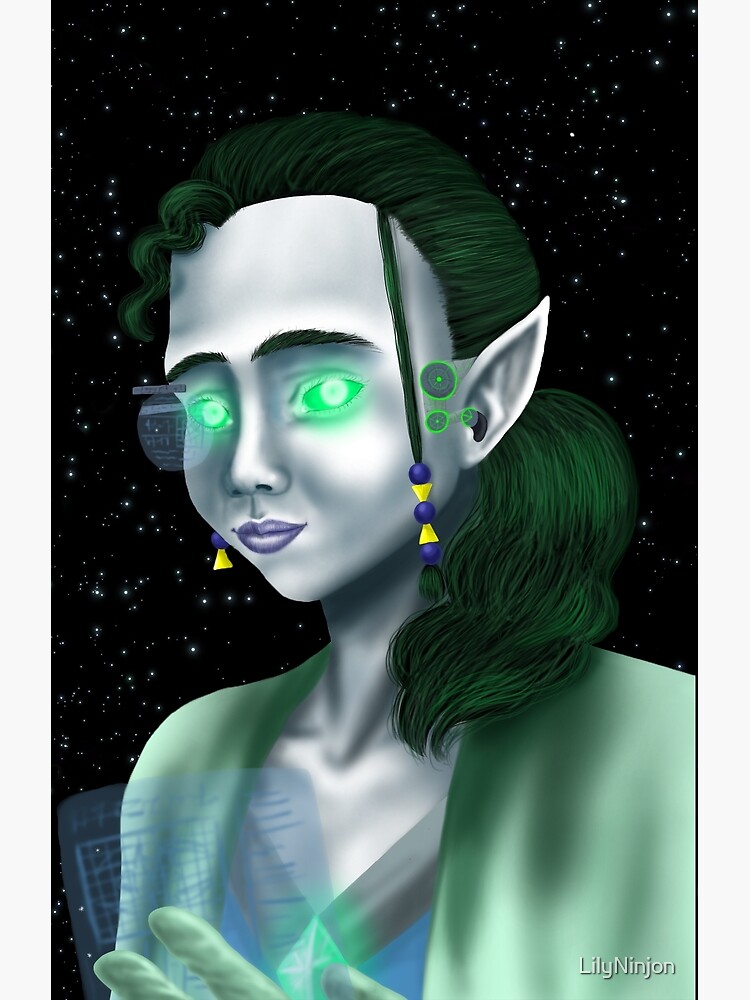 "Mairan, the elerian scientist - Master of Orion fanart" Poster by ...