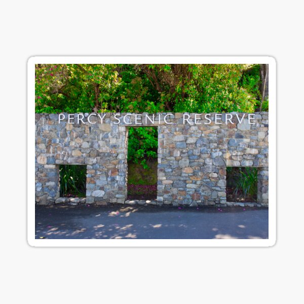 "Percys Scenic Reserve" Sticker by urbanfragments | Redbubble