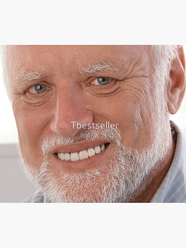 "Hide the Pain Harold Meme - Sad Guy" Throw Blanket for Sale by ...
