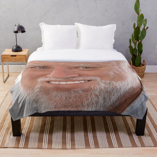 "Hide the Pain Harold Meme - Sad Guy" Throw Blanket for Sale by ...