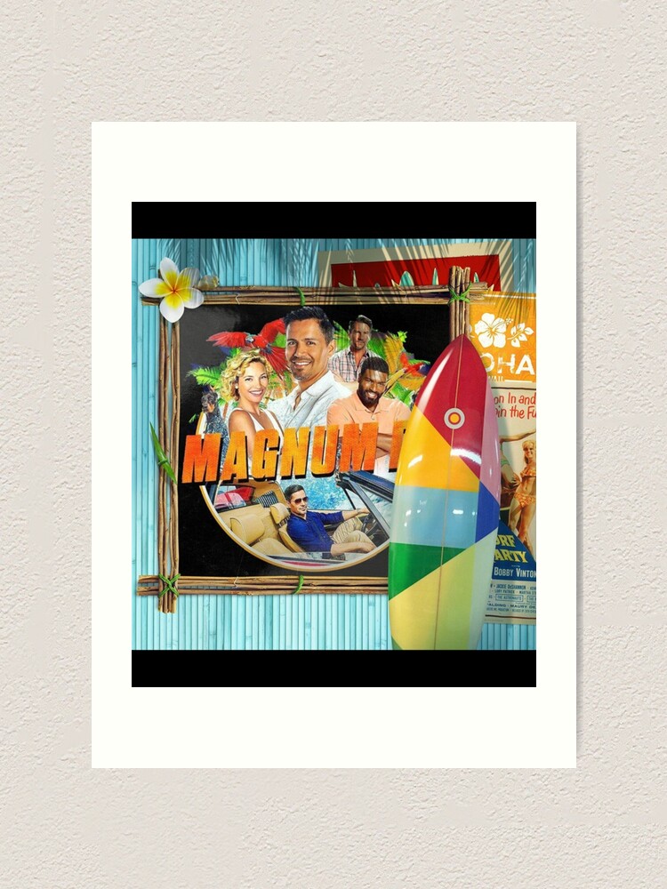 "Magnum PI " Art Print by Alkantara80 | Redbubble