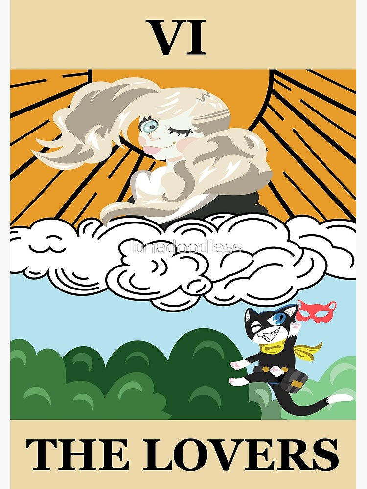 "Persona 5 Ann Takamaki Tarot Card" Poster by lunadoodless | Redbubble