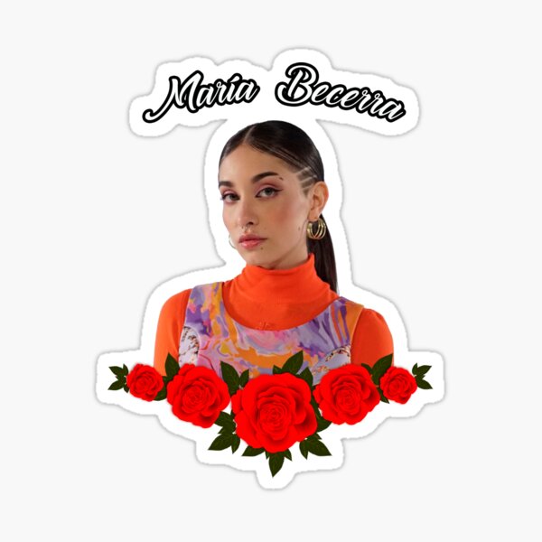 Pegatina «María Becerra artista trap regueton rap» de vinicom314 ...