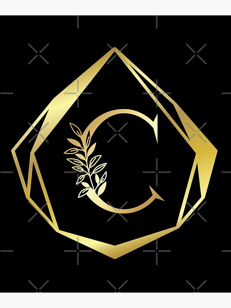 " Gold Letter C | English Alphabet Series " Poster for Sale by BYNANA80 ...