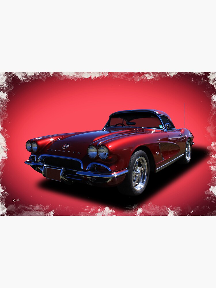 "Corvette 62" Sticker by cars | Redbubble