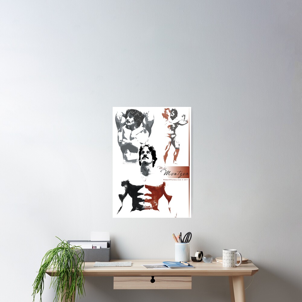"Bodybuilding Legend - Mike Mentzer" Poster for Sale by muscle-art ...