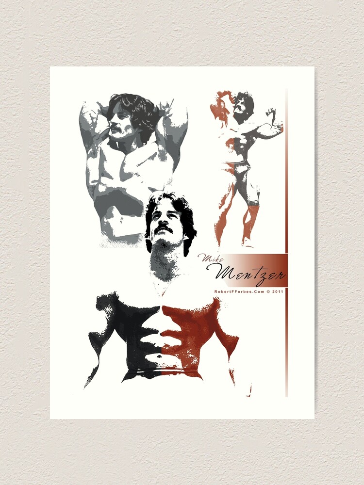 "Bodybuilding Legend - Mike Mentzer" Art Print by muscle-art | Redbubble