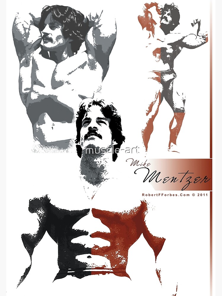 "Bodybuilding Legend - Mike Mentzer" Art Print by muscle-art | Redbubble