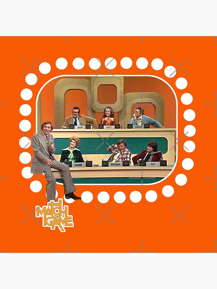 "Laugh your blank off Retro Match Game Cast Tribute" Art Board Print ...
