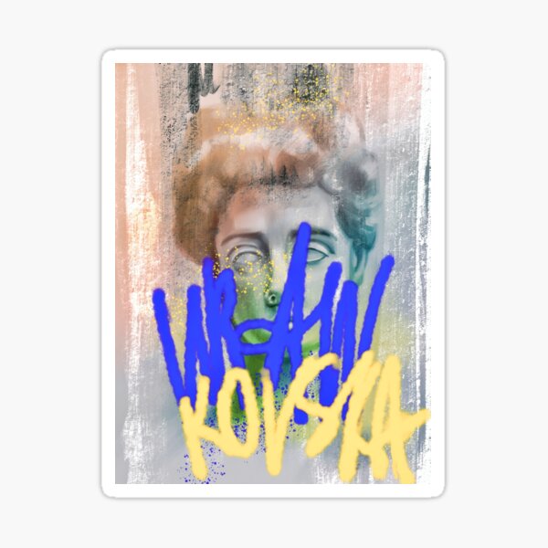 "Conceptual vandalism " Sticker for Sale by Violonchella | Redbubble