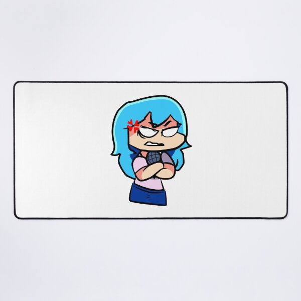 "Friday night funkin sky sticker - sky fnf - Fnf sky angry - Friday ...