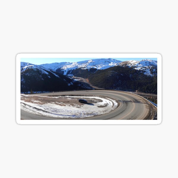 "Winding road panorama" Sticker for Sale by zumi | Redbubble