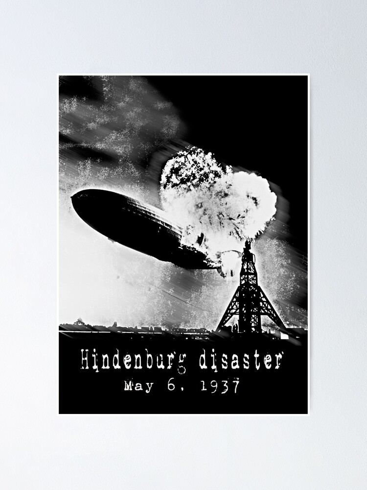 "Hindenburg Disaster" Poster for Sale by LancasterSite | Redbubble