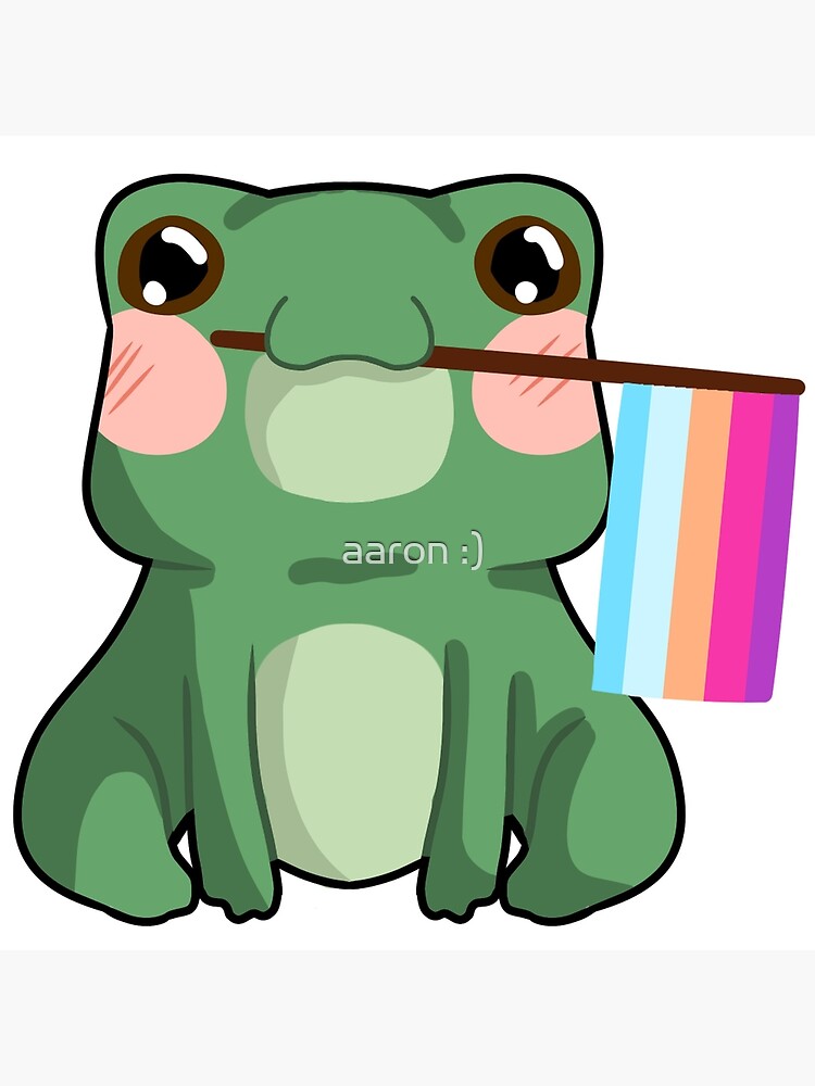 "LGBTQ+ Rosboy Pride Flag Frosch" Poster von RosberriiBoyx | Redbubble