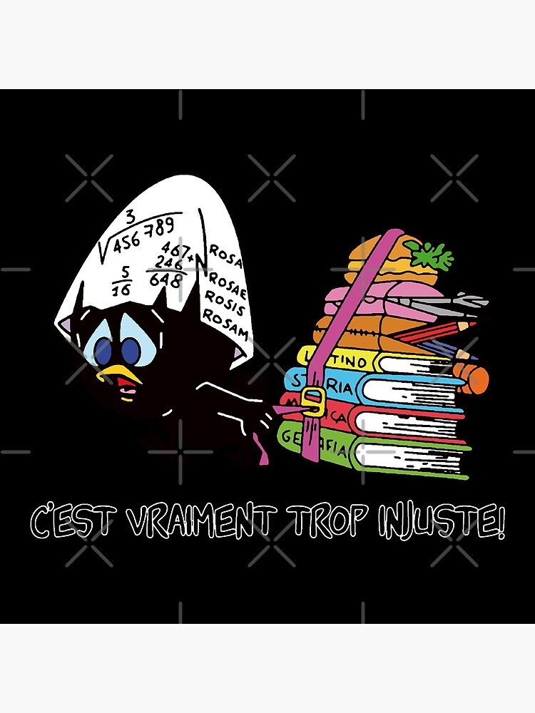 "C'est Vraiment Trop Injuste" Poster by LANDI-DESIGN | Redbubble