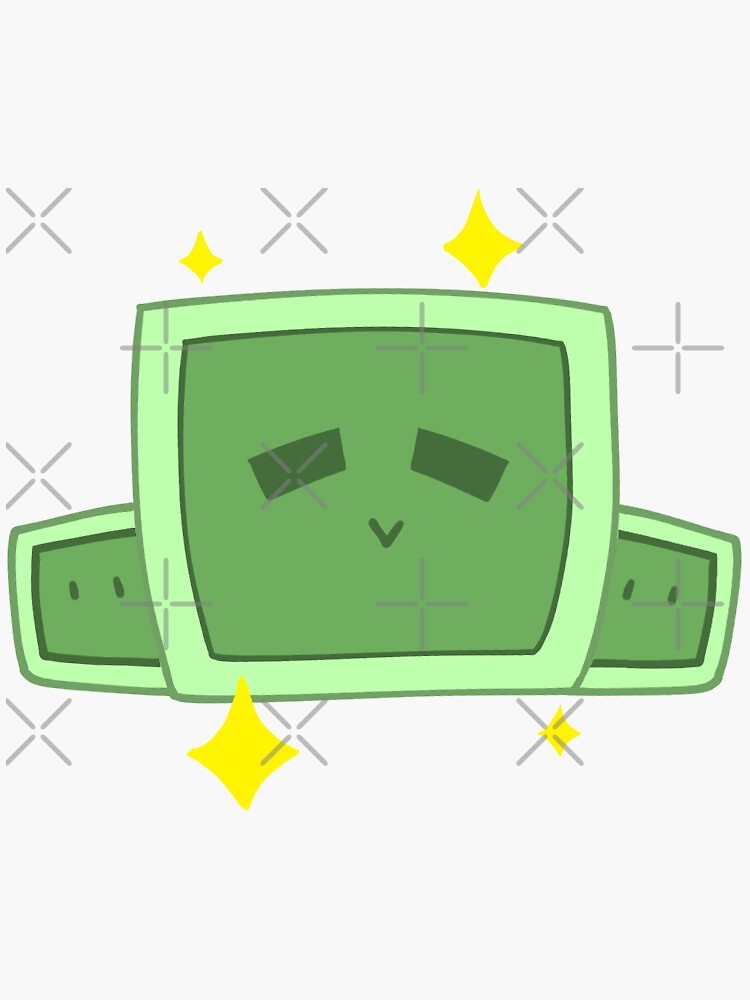 "Slime | Minecraft Sticker HD Sticker" Sticker for Sale by Moochi ...