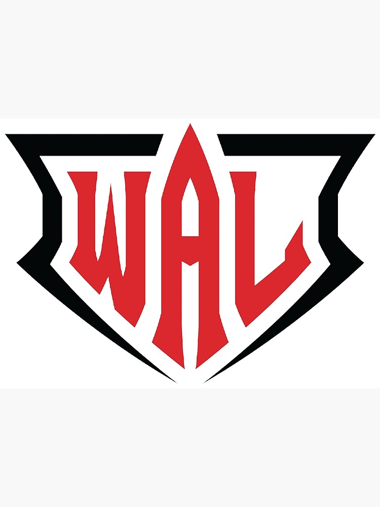 "wal logo " Poster for Sale by esleyaning | Redbubble