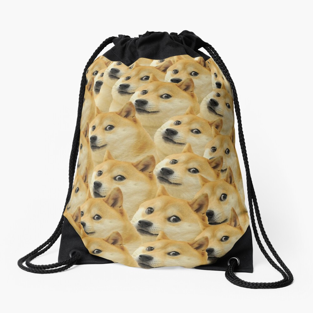 "Doge meme" Drawstring Bag for Sale by a-nice-qwerty | Redbubble