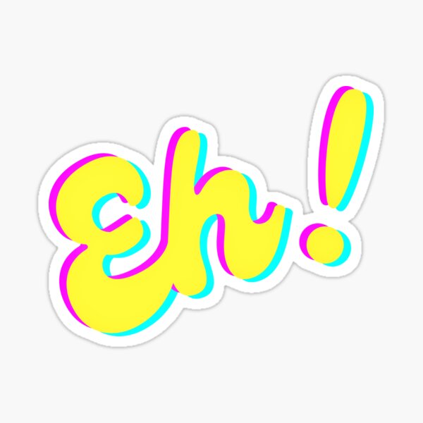 "CMY Canadian Eh!" Sticker for Sale by Forest-Fog | Redbubble