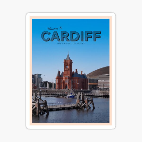 "Cardiff" Sticker for Sale by Sod0ku | Redbubble