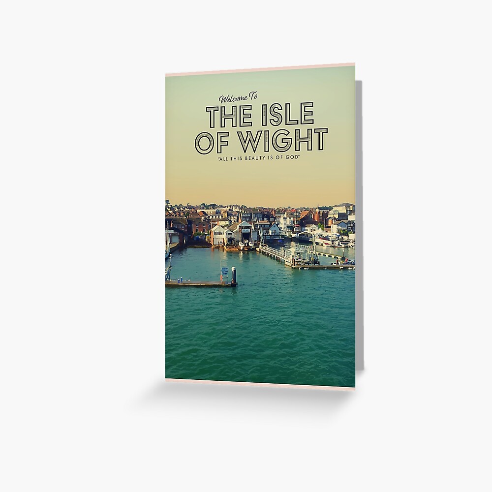 "The Isle Of Wight" Greeting Card for Sale by Sod0ku | Redbubble