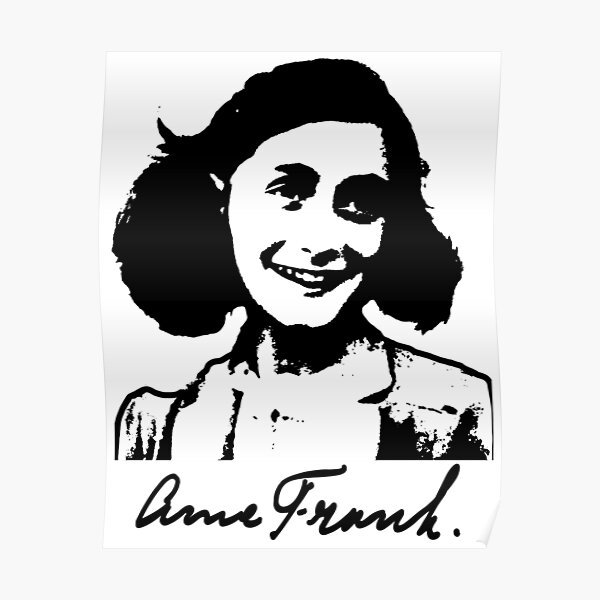 "Anne Frank Signature" Poster for Sale by juliobenitez | Redbubble