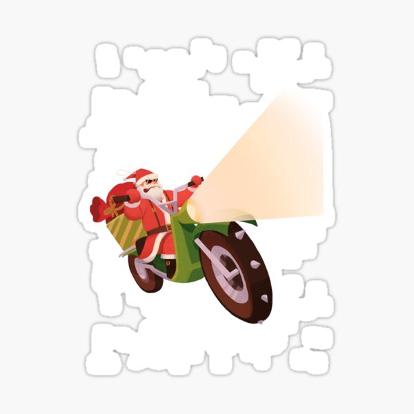 "Brrr Here come Santa Claus!" Sticker by VarietyYOU | Redbubble