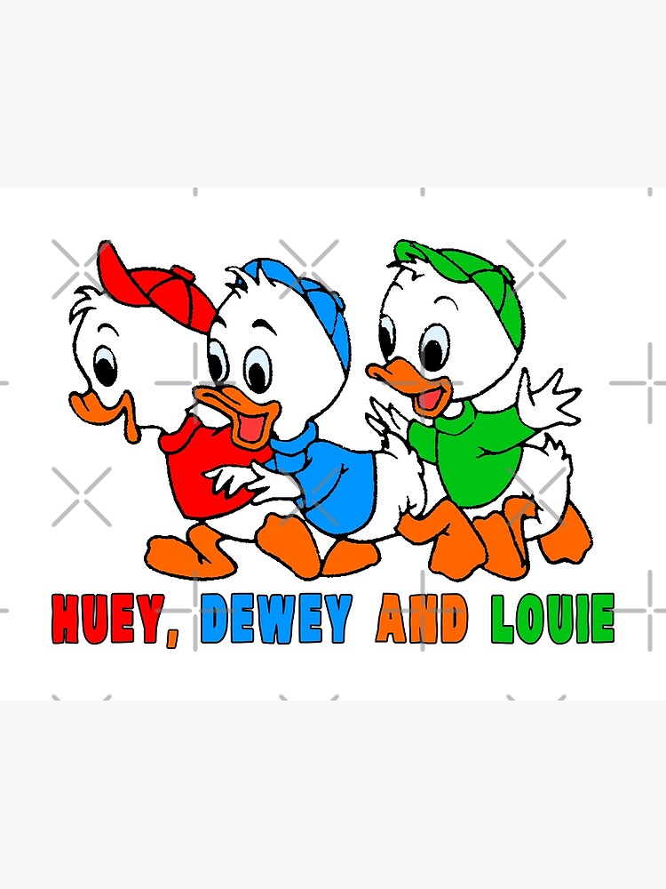 "Huey, Dewey & Louie" Poster for Sale by Pop-Pop-P-Pow | Redbubble