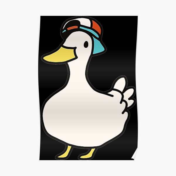 "Subaru's Dancing Duck - Hololive" Poster by charleensher | Redbubble