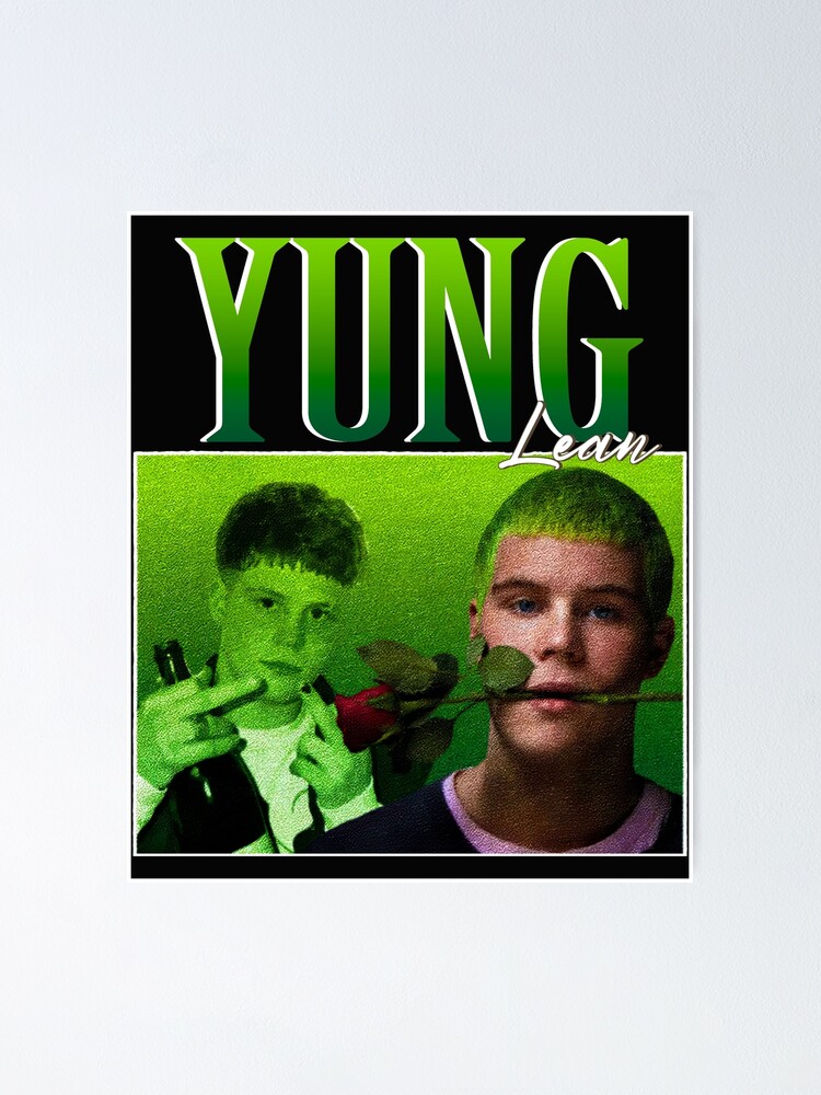"Yung-Lean-Homage" Poster for Sale by EmiliShaw | Redbubble
