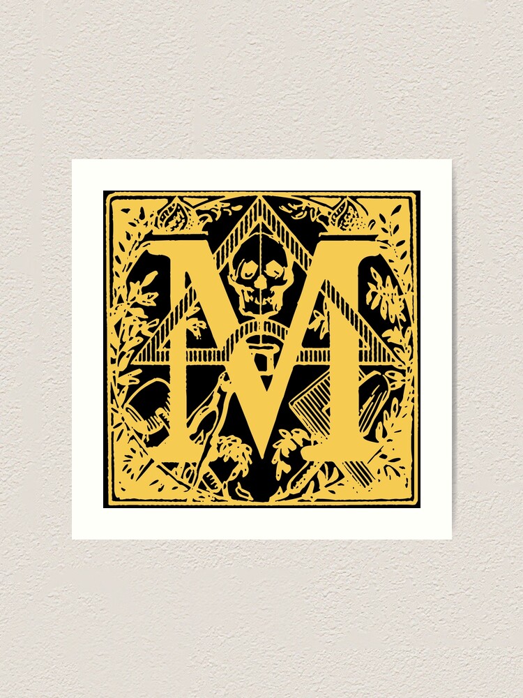 "Customized letter *M* name initials monogram! Personalized masonic ...