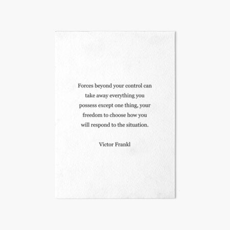 "Forces beyond your control" Art Board Print by corbrand | Redbubble