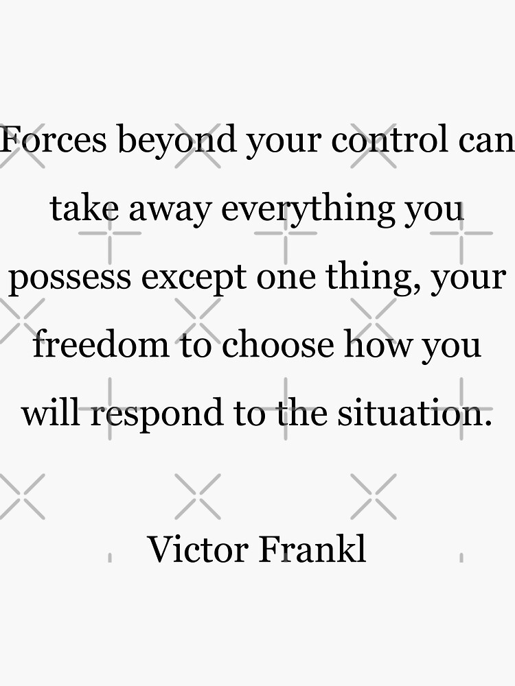 "Forces beyond your control" Sticker by corbrand | Redbubble