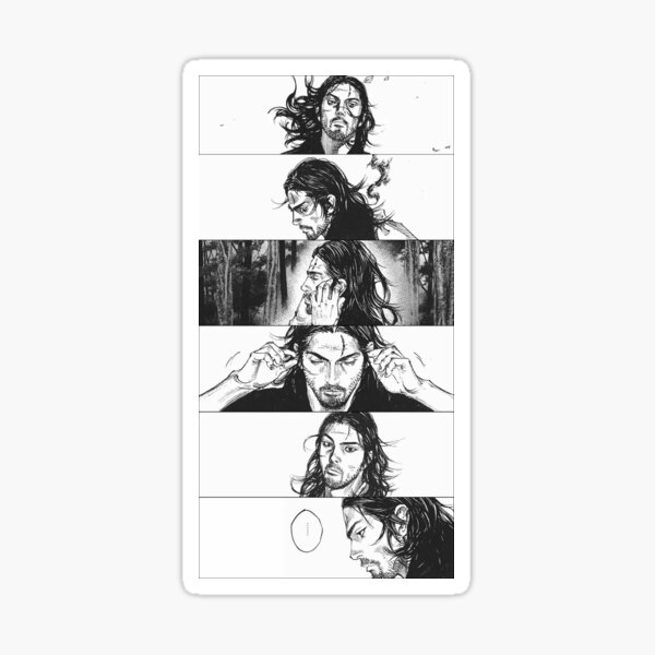 "Vagabond manga stickers " Sticker by escanor202020 | Redbubble