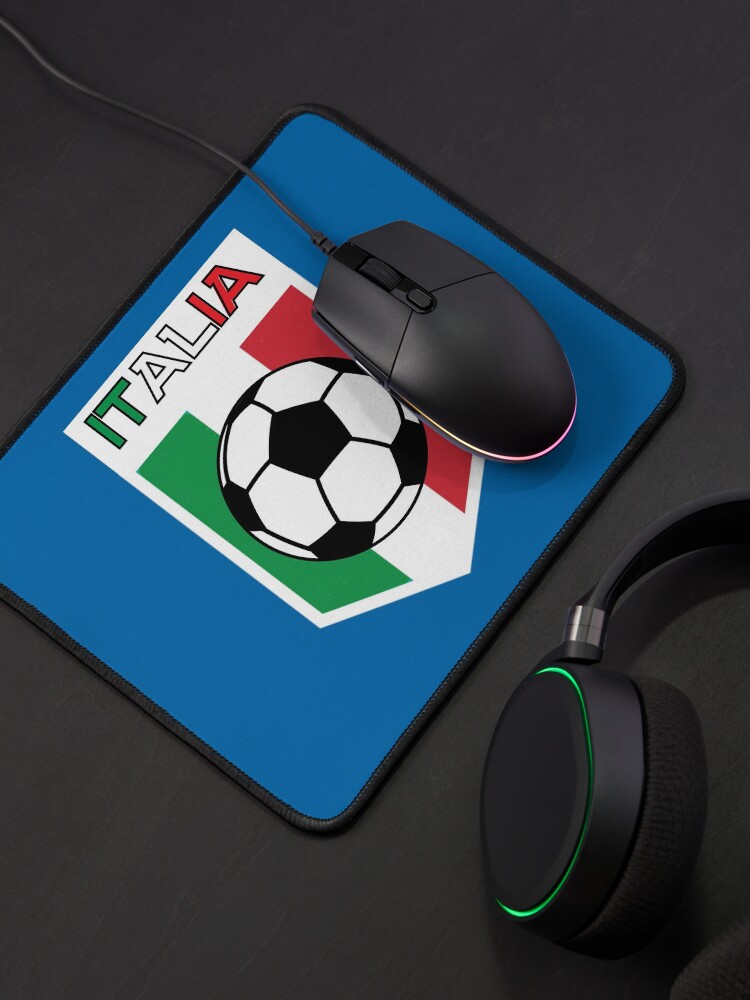"Italia Forza Azzurri Calcio Football Soccer Ball" Mouse Pad for Sale ...