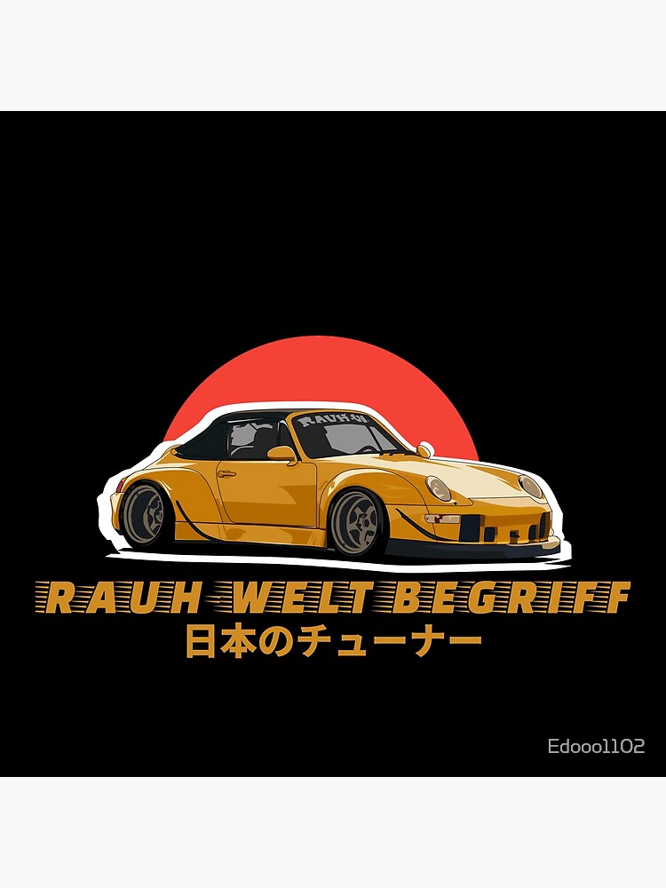 "porsche rwb japanese tuner" Poster by Edooo1102 | Redbubble