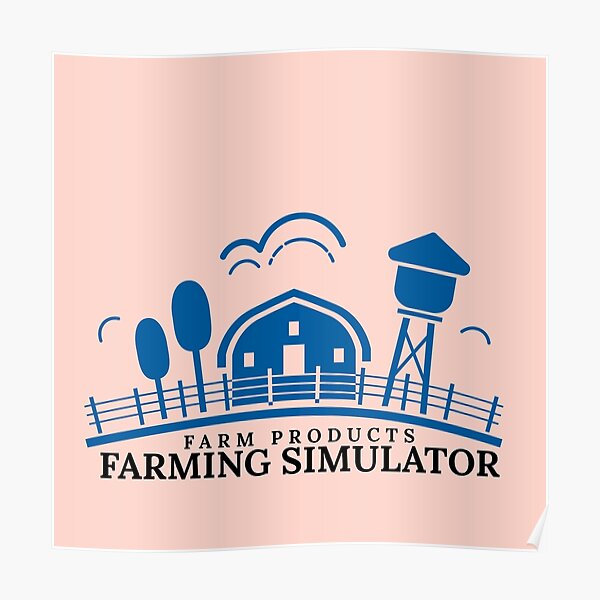 "farming simulator" Poster by kuikai123 | Redbubble
