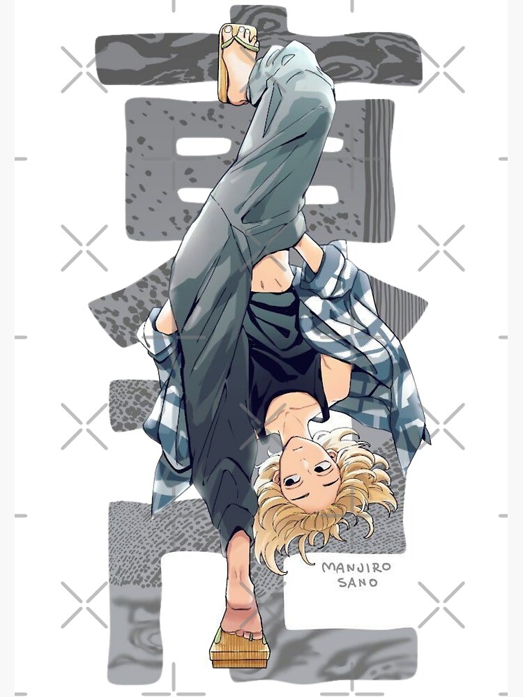 "Sano Manjirou - Nuklearer Kick - Tokyo Manji - Anime Sticker" Poster ...