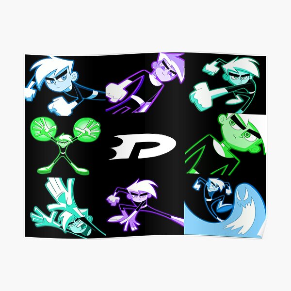 "Danny Phantom Glow Poster" Poster for Sale by hope170 | Redbubble