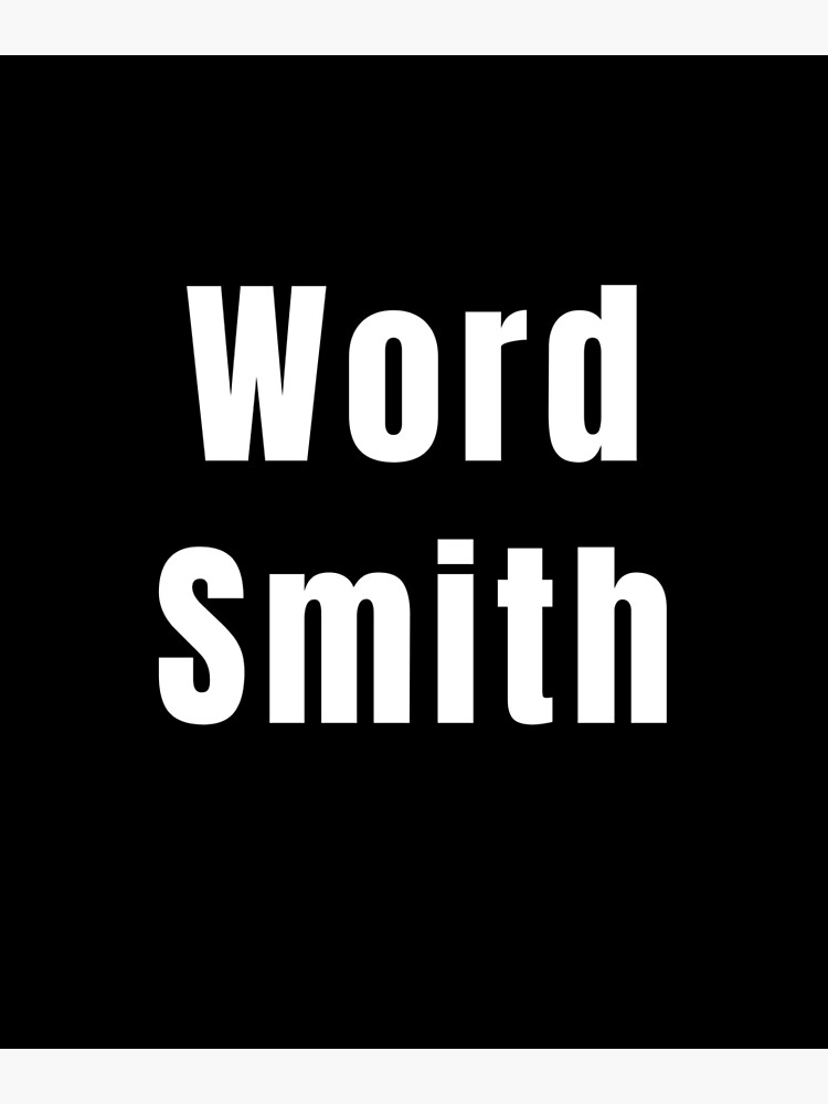 Póster «Wordsmith, Wizard, maestro de palabras, experto en palabras con ...