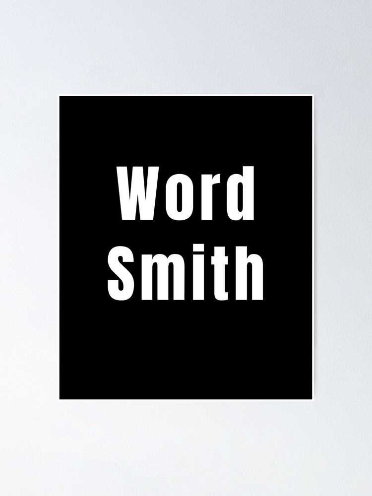 Póster «Wordsmith, Wizard, maestro de palabras, experto en palabras con ...