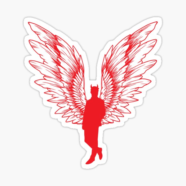 "lucifer" Sticker for Sale by thimiradesign | Redbubble