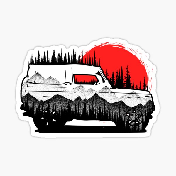 "Offroad Expedition" Sticker for Sale by tabemisa | Redbubble