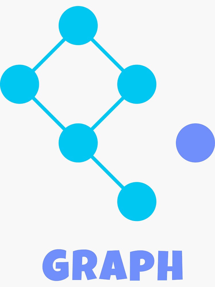 "Graph Data Structure" Sticker for Sale by Mechashadow | Redbubble