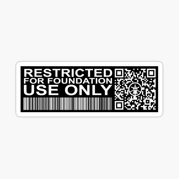 "SCP FOUNDATION MTF MU-13 "GHOSTBUSTERS" UID QR WEAPON LABEL" Sticker ...