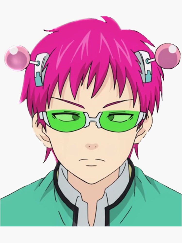 Pegatina «Saiki K La desastrosa vida de Saiki K Diseño temático» de ...