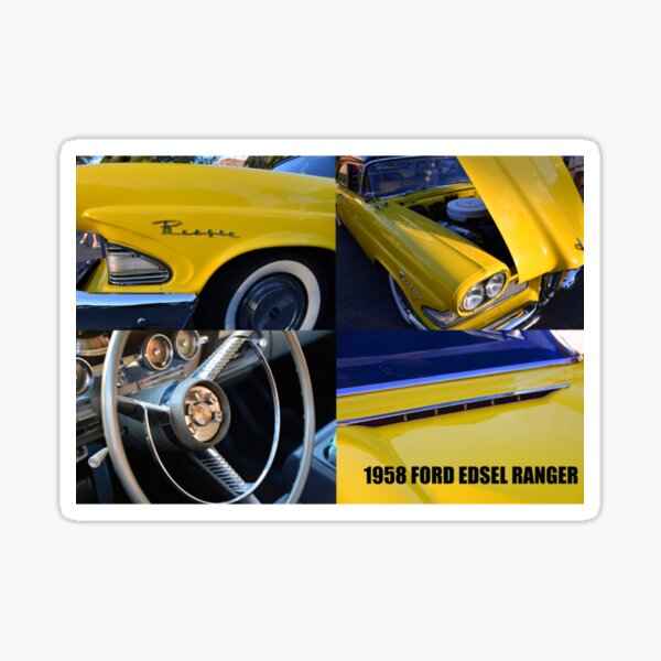 "1958 Ford Edsel Ranger " Sticker for Sale by OaksideAppa | Redbubble